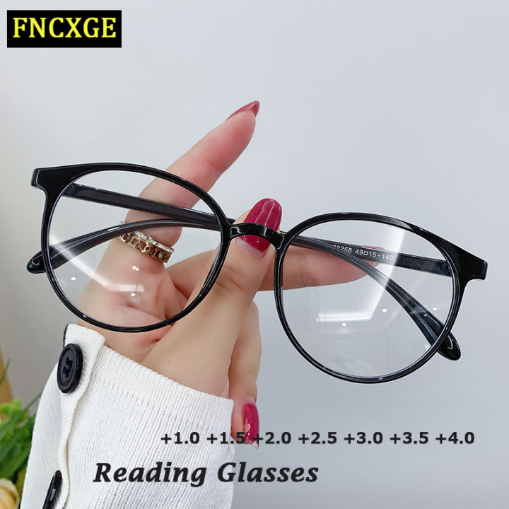 FNCXGE แว่นสายตายาว ผู้ชาย ผู้หญิง แฟชั่น สไตล์เกาหลี กรองแสงคอม ป้องกันรังสี ป้องกันแสงสีฟ้า 0. ...