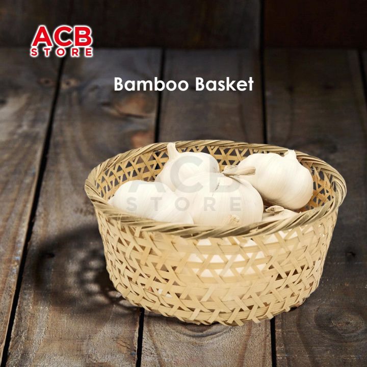 [READY STOCK] 100% Natural Handmade Bamboo Basket | Huat Kuih Basket ...
