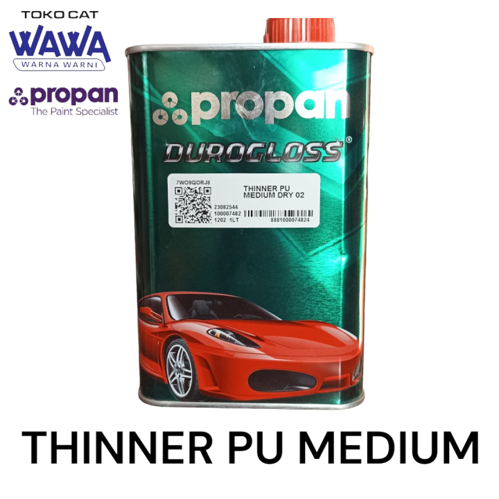 Thinner PU Propan Durogloss tiner pengencer clear coat pernis medium ...