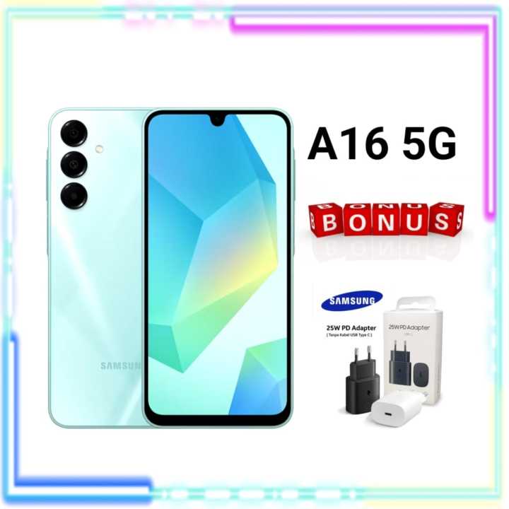 SAMSUNG GALAXY A16 5G/4G 8/256 & 8/128 NEW GARANSI RESMI | Lazada Indonesia