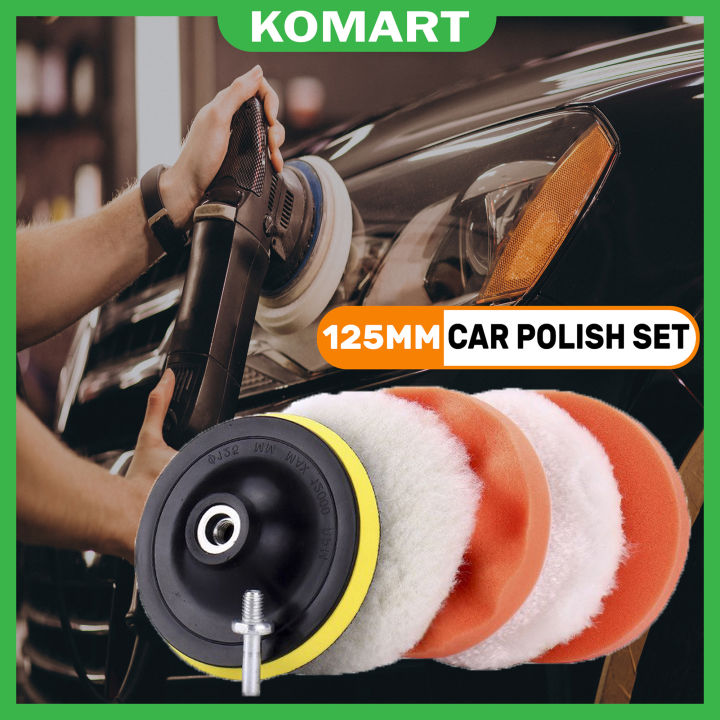Car Polishing Set Pad Waxing Span Car Polish Kit Set Buffing Pad Flat ...