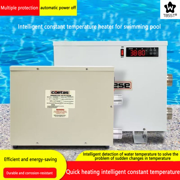 18KW-220V GOETAS SPA Water Heater Swimming pool intelligent thermostat rotary button Hot Tub ...