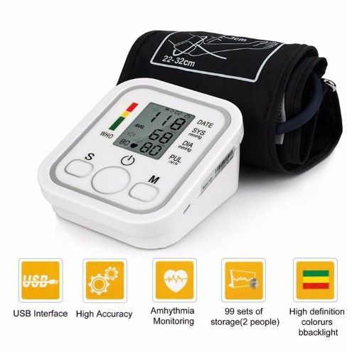 Electronic Digital Automatic Arm Blood Pressure Monitor BP | Lazada PH
