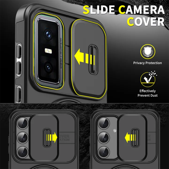 Casing For Infinix GT 30 Pro GT30 GT30Pro 30Pro Sliding Window Ring ...