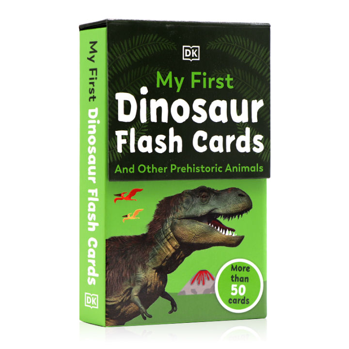 DK dinosaur flash card original English my first dinosaur flash cards ...