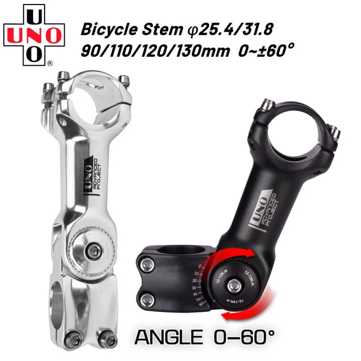 UNO Stem Mountain Bike Stem Adjustable Bicycle Stem 25.4/31.8mm Bicycle ...