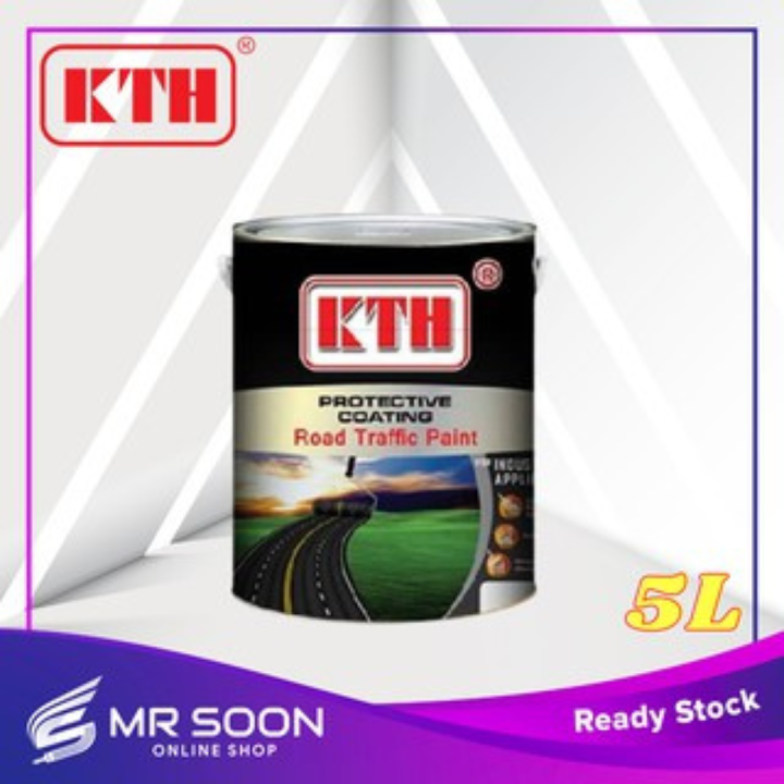 KTH Road Line Traffic Paint 5L /Cat Jalan/ Cat Jalan Raya /Cat Lantai ...