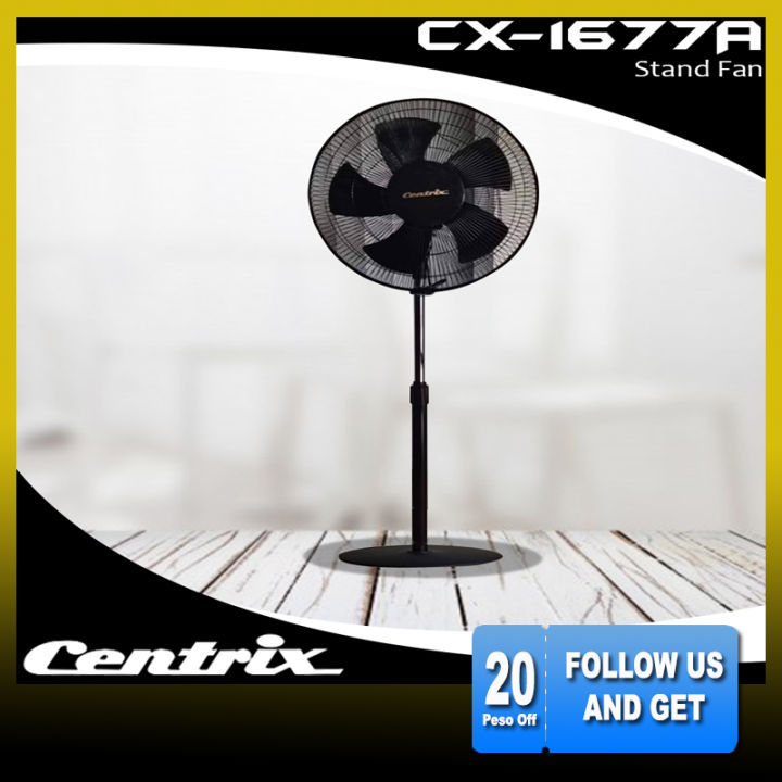 Stand Fan 45 watts 16 inches Centrix 5 Round Blades #CX-1677A | Lazada PH