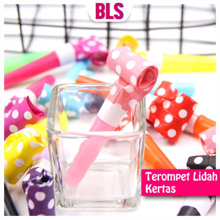 Terompet Lidah Kertas Ulang Tahun Perlengkapan Pesta | Lazada Indonesia