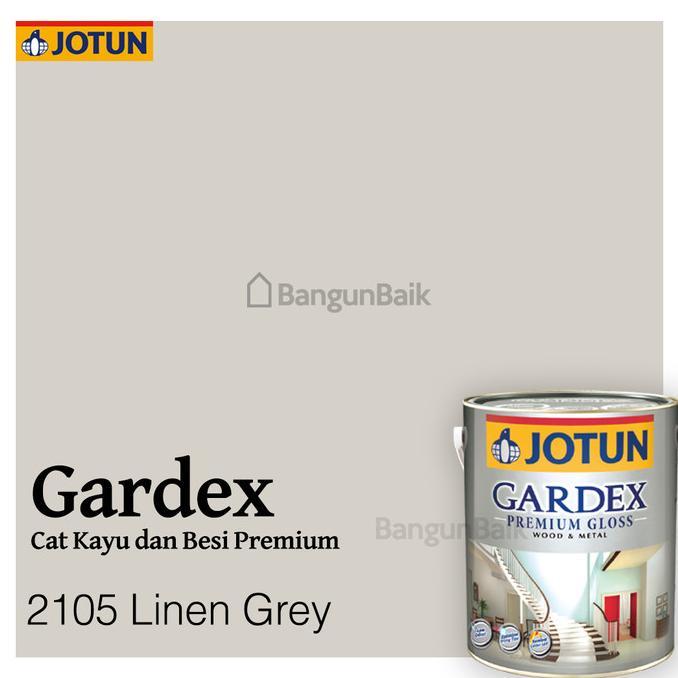 PROMO - JOTUN GARDEX 2105 LINEN GREY / CAT KAYU & BESI PREMIUM | Lazada Indonesia