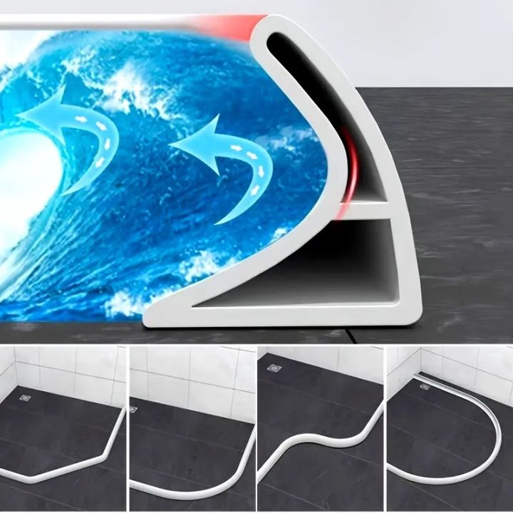Bathroom Water Barrier Strip Bathroom Water Blocking Strip Window Sill ...
