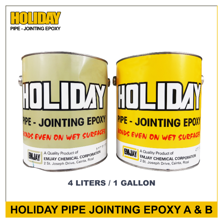Holiday Pipe PVC Jointing Epoxy Component A & B Set 4L (1GAL) | Lazada PH