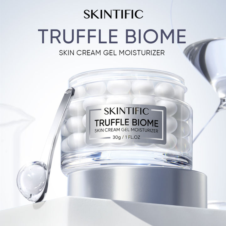 SKINTIFIC Truffle Biome Skin Reborn Cream Gel Moisturizer 30g Facial ...