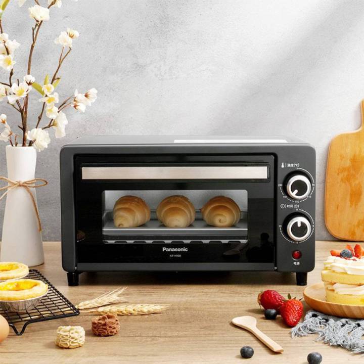 Panasonic NT-H900 Compact Oven Toaster 9L Litre Black | Lazada