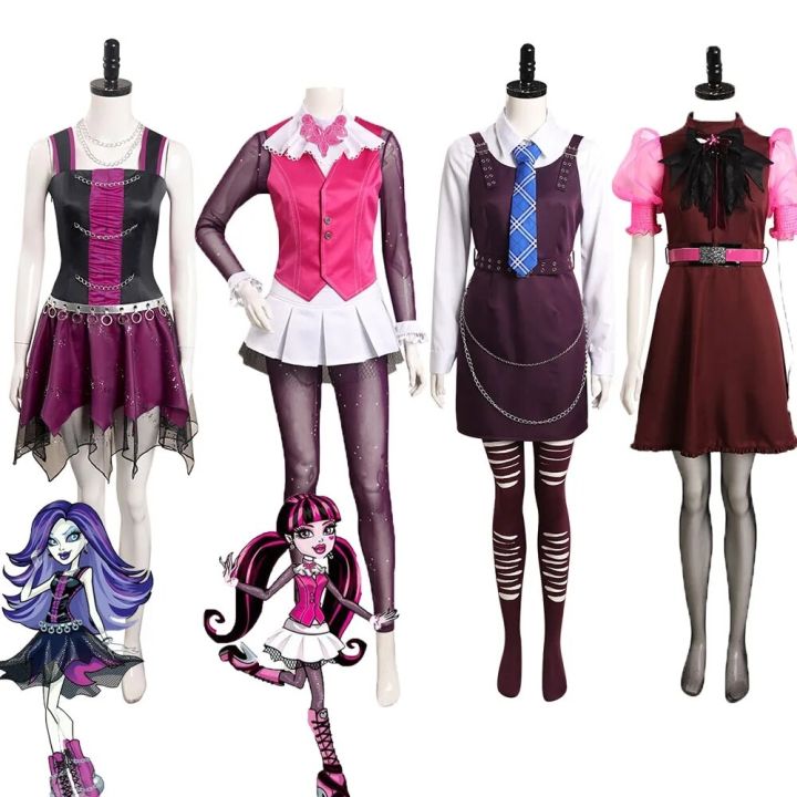 Monster Cos High Spectra Vondergeist Cosplay Costume Women Dress ...