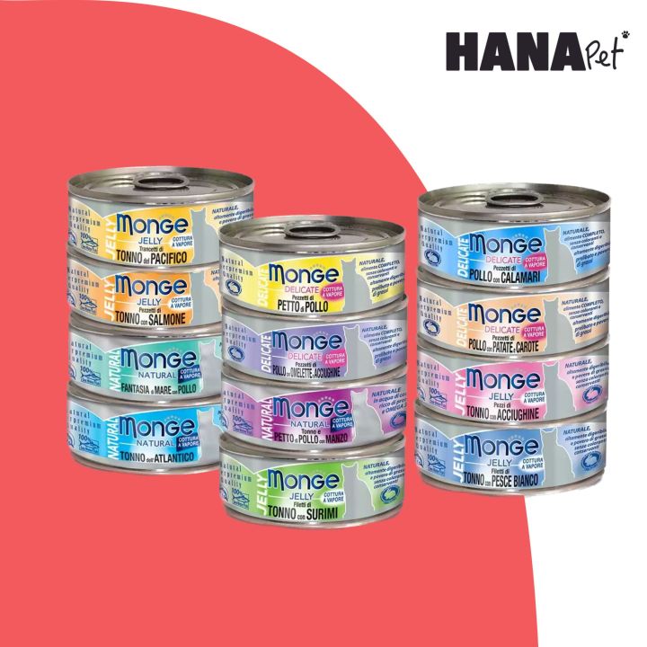Monge Cat Canned Food - 80g | Lazada