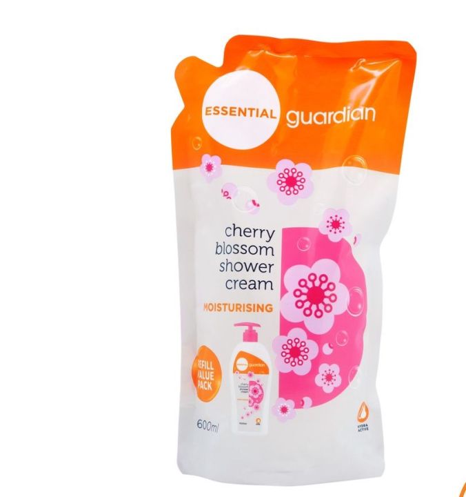 GUARDIAN Essential Silky Cherry Blossom Shower Cream 600ml | Lazada ...