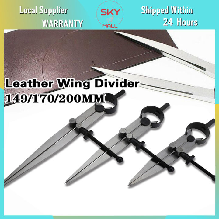Carbon Steel Leather Wing Divider Leather Rotating Scratch Tool Stitch ...