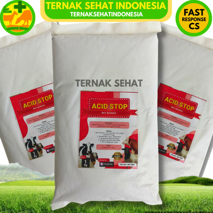 ACID STOP 1 KG - Premix Sapi Pemacu Pertumbuhan dan Penggemukan ...