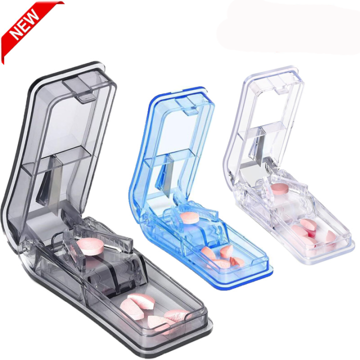 Best Pill Tablet Cutter for Small or Large Pills Splitter with Blade ...