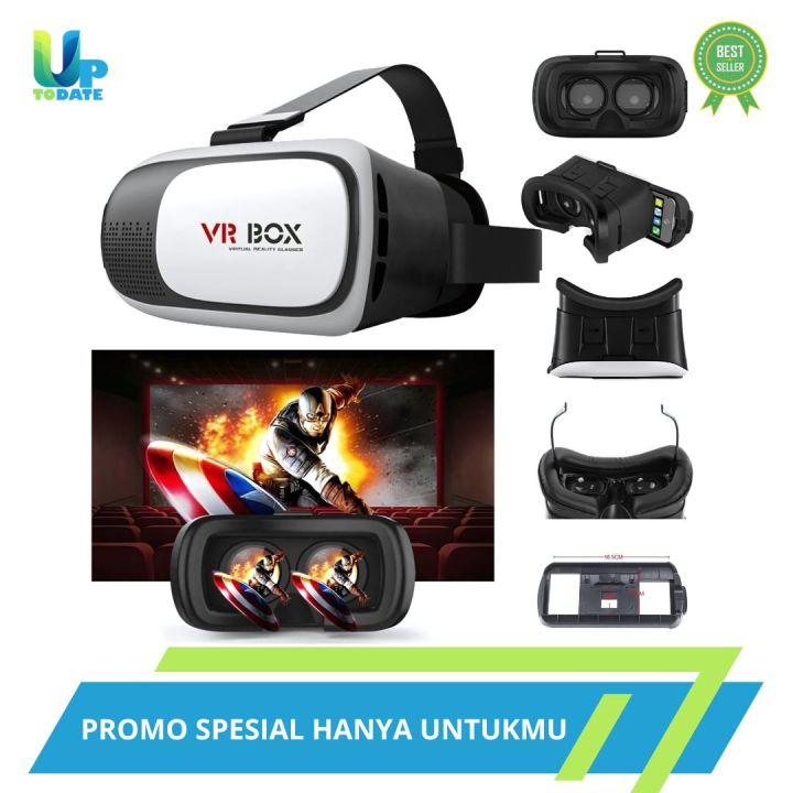 PROMO Terbaru Virtual 3D Reality Glasses VR Box Smartphone - Kacamata ...