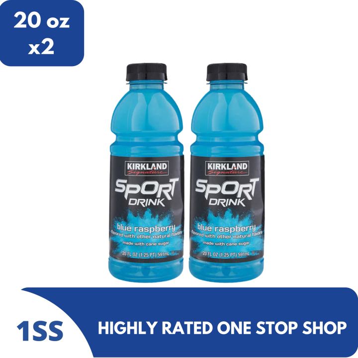Kirkland Signature Sports Drink Blue Raspberry, 20 oz, Set of 2 | Lazada PH