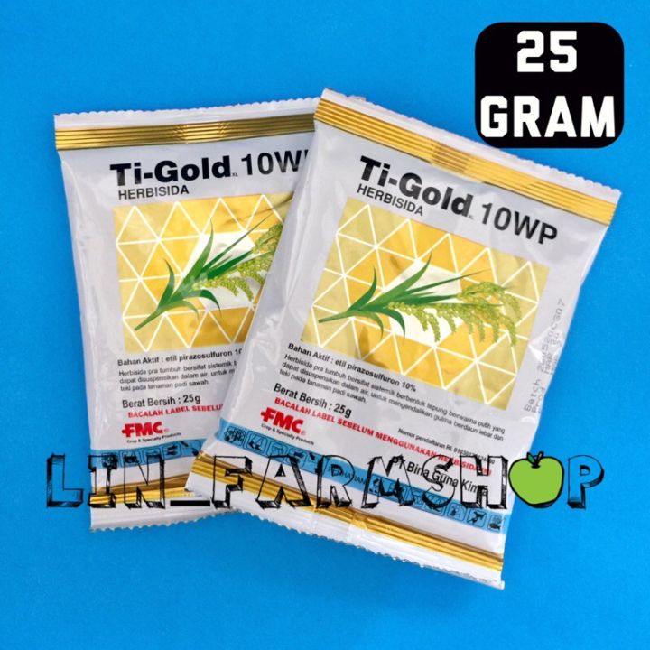 TI-GOLD 10 WP 25 GRAM HERBISIDA ( Etil Pirazosulfuron 10% ) | Lazada ...