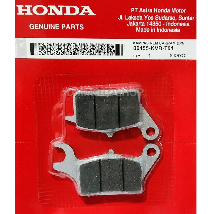 Motorcycle Disk Brake Pads for Honda Beat, Click 125, Scoopy, Zoomer x ...