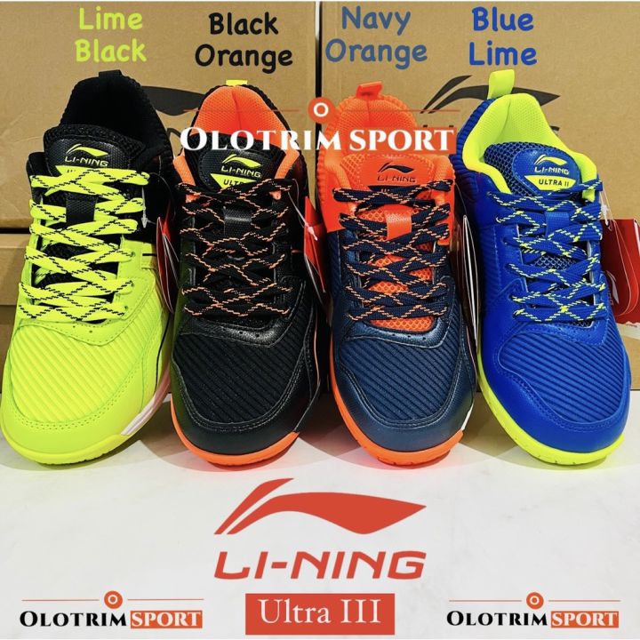 Sepatu Badminton LINING ULTRA II III 3 2 Bulu Tangkis Li Ning Li-Ning ...