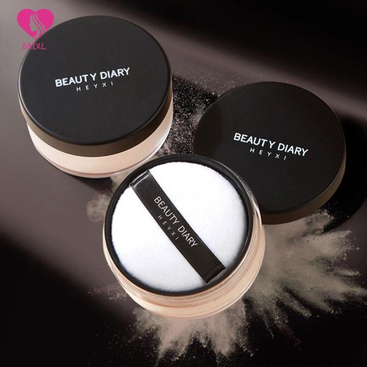 BAIXL Portable Loose Powder Matte Oil Control Translucent Powder ...