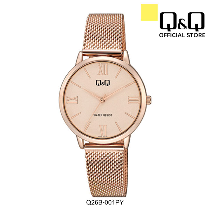 Q&Q Japan by Citizen Q26B Ladies Mesh Analogue Watch | Lazada
