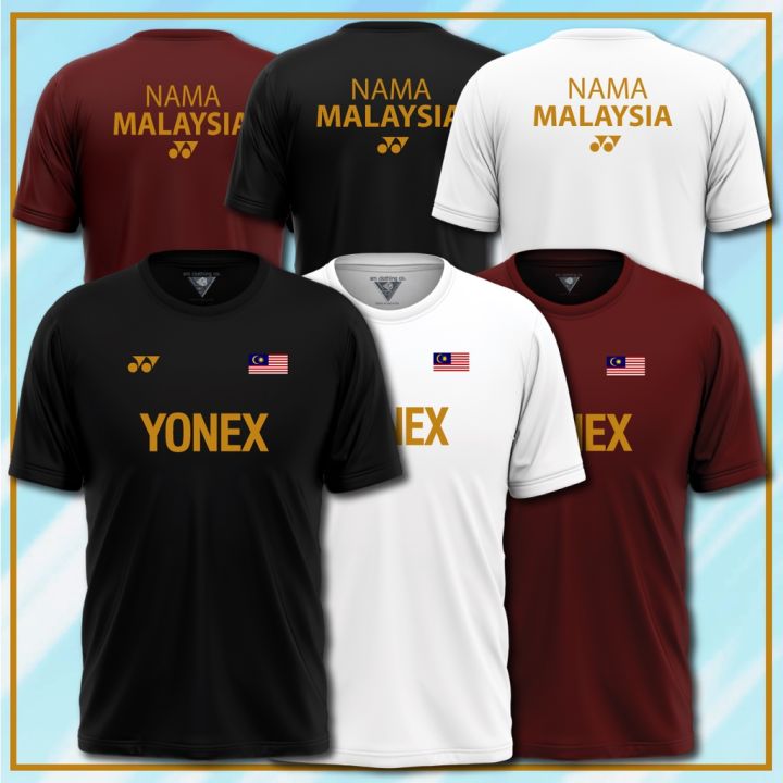 Tshirt Badminton | Jersey Badminton Yonex | Free custom nama | Lazada