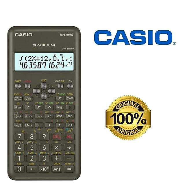Casio FX-570MS 2nd Edition ORIGINAL !!! | Lazada