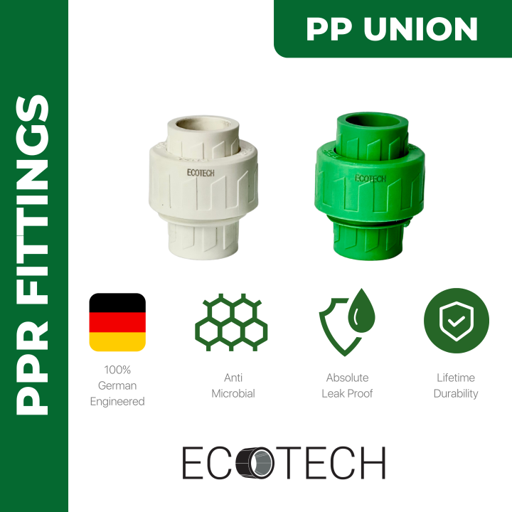 ECOTECH™ PPR Fittings - PP UNION | Lazada PH