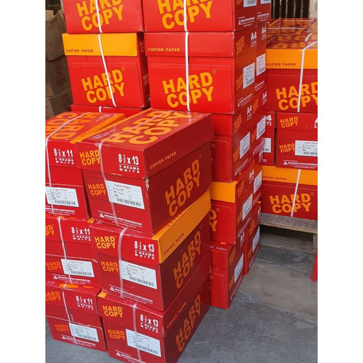 Hard Copy Paper Short Long & A4 Size Bond Paper Per Ream 500 Sheets ...