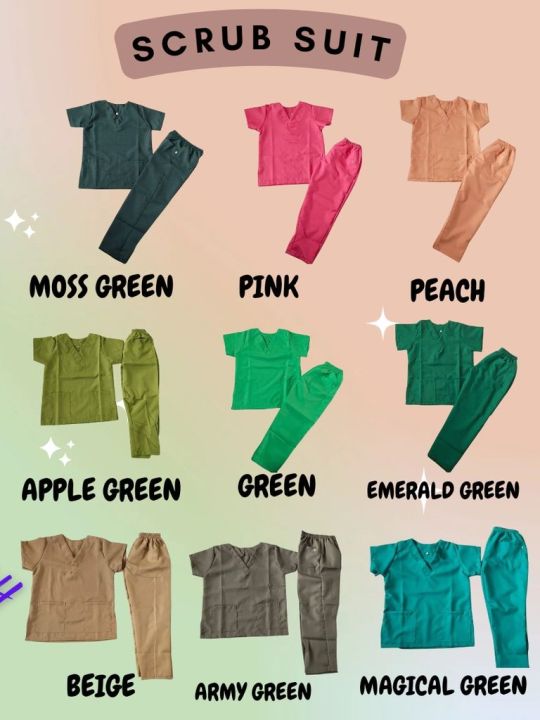 XS-3XL LOWEST PRICE SCRUBSUIT SET// DIRECT PATAHIAN// MEDICAL UNIFORM ...