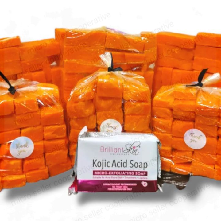 brilliant Kojic acid soap original scrap set 1 kilo | Lazada PH
