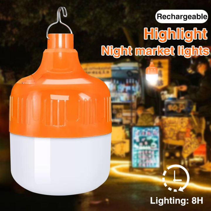 5 Modes Rechargeable USB LED Light bulb lamp Emergency chargeable light Outdoor Bulb Portable ...