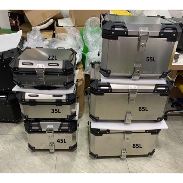 TOP BOX ALUMINIUM 2021 [V1] AND [X SERIES] 22L / 35L / 45L / 55L / 65L ...
