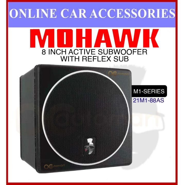 MOHAWK M1-SERIES 8 INCH ACTIVE SUBWOOFER WITH REFLEX SUB M1-88AS | Lazada