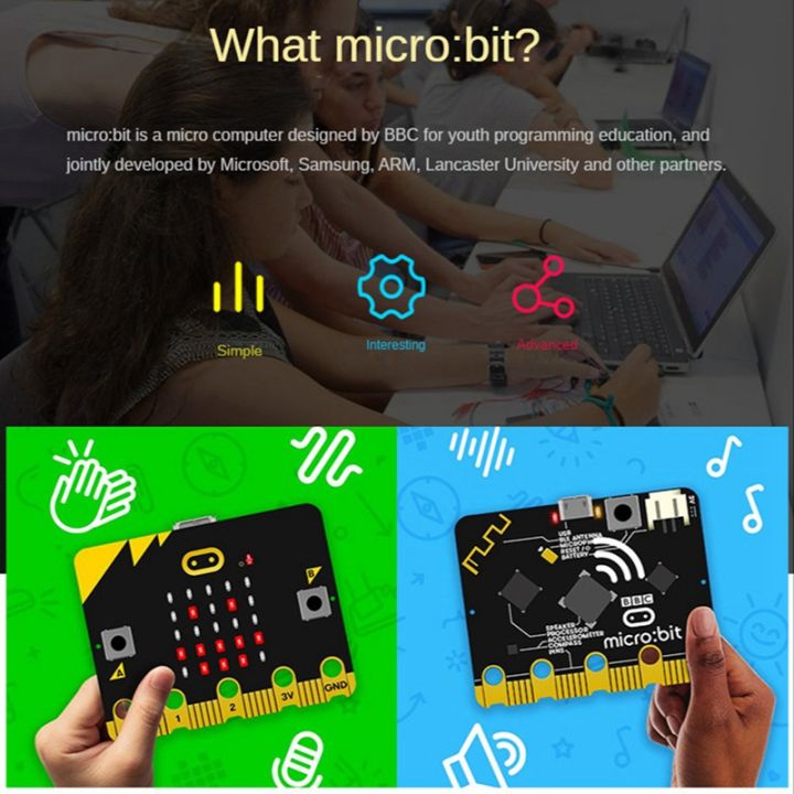 1 Piece Bbc Microbit V20 Motherboard An Introduction To Graphical Programming In Python Pcb 