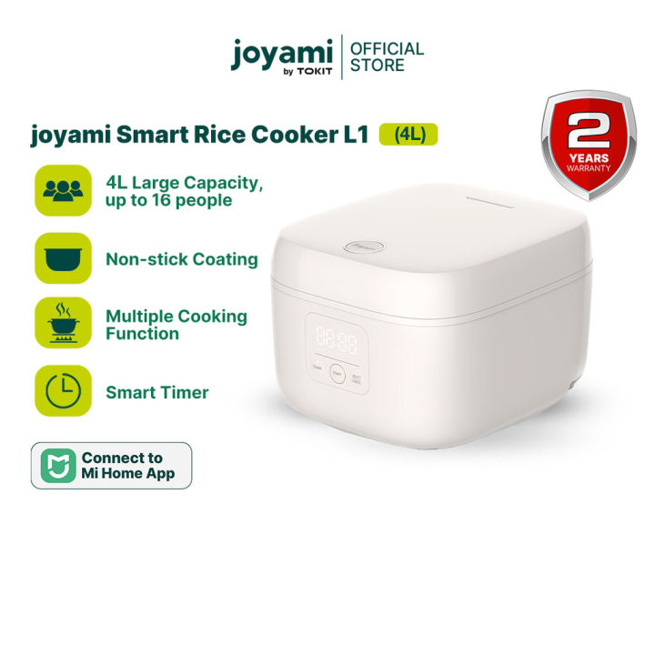 joyami Smart Rice Cooker L1 (4 L) - Connect to Mi Home App | Up to 16 ...