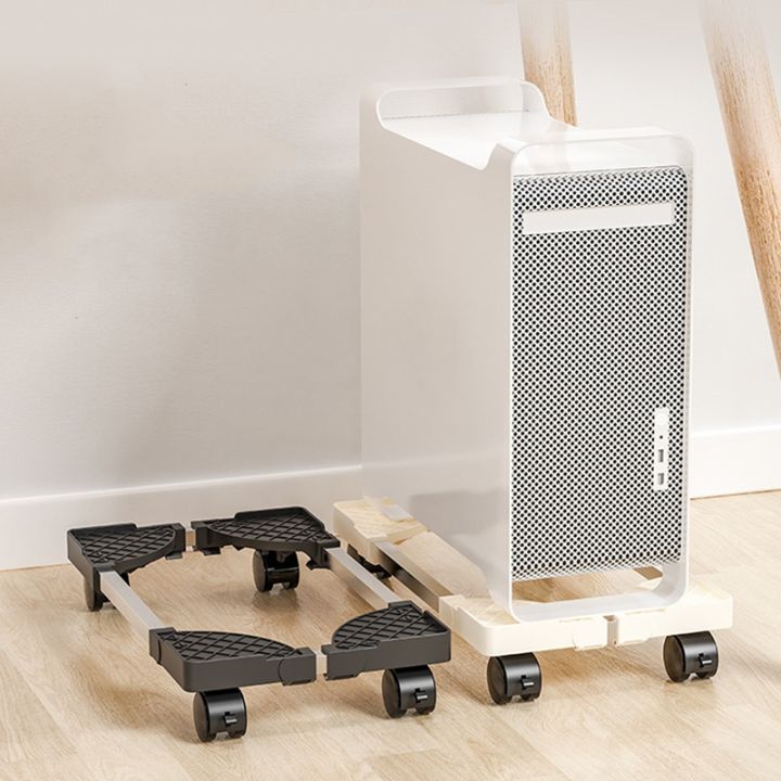 Computer Tower Stand, Adjustable Mobile CPU Holder PC Tower Stand with ...