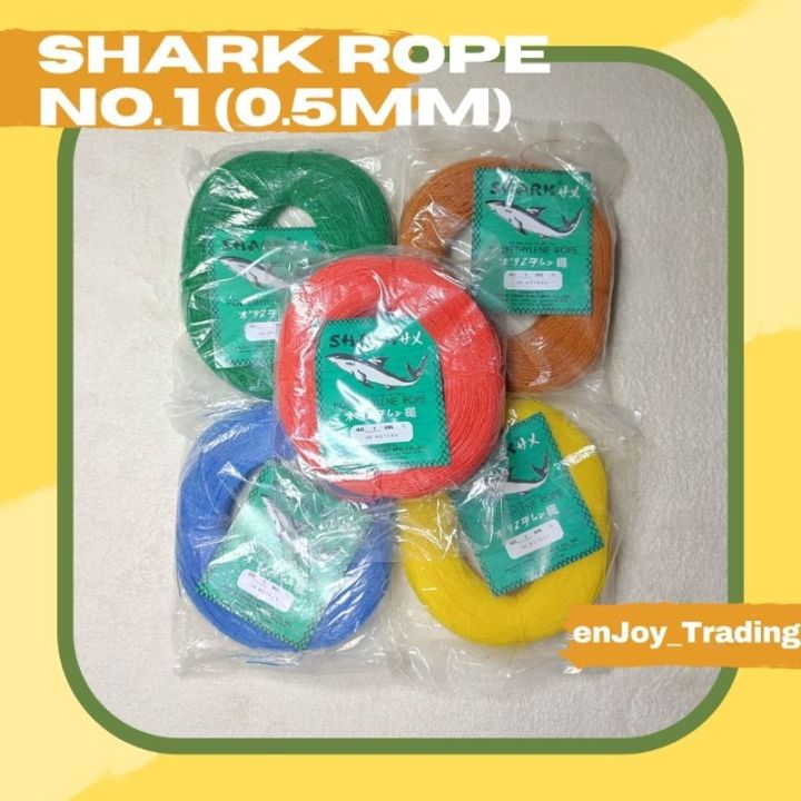 PER ROLL (200meters) Colored SHARK ROPE No. 1 | 2 | 3 | 4 Small Sizes ...