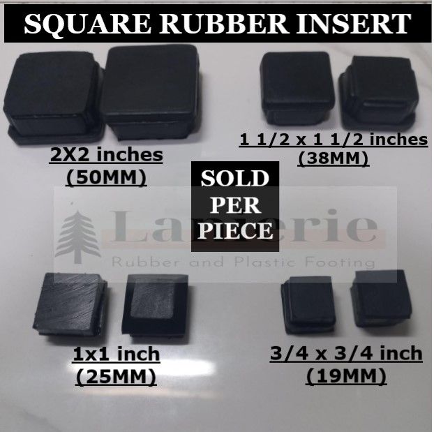 SQUARE RUBBER INSERT for Tubular - SOLD PER PIECE | Lazada PH
