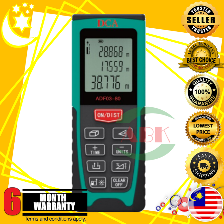 DCA LASER DISTANCE METER ADF03-80 | Lazada