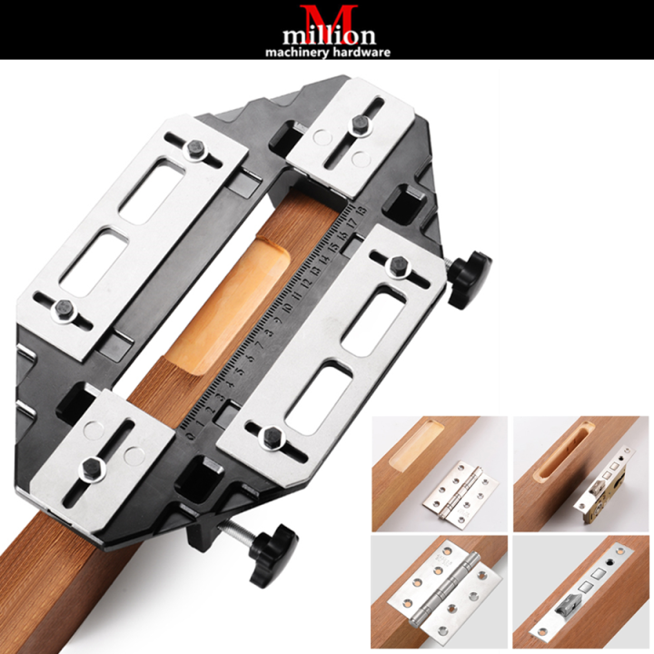 Door Hinge Template Door Hinge Jig Hole Opener Positioning Slotter ...