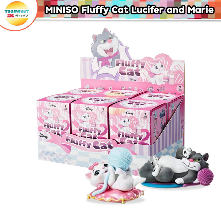 โมเดลแบบมีกล่องMiniso มินิโซ Fluffy cat Lucifer and Marie งานลิขสิทธิ์ ...