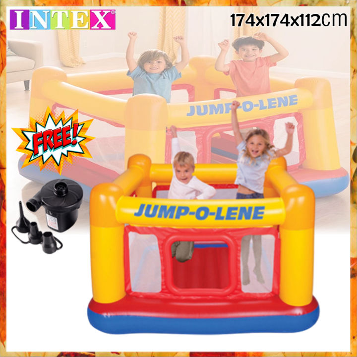 INTEX 48260 Castle Jumping Fun Children Inflatable Trampoline Bounce ...