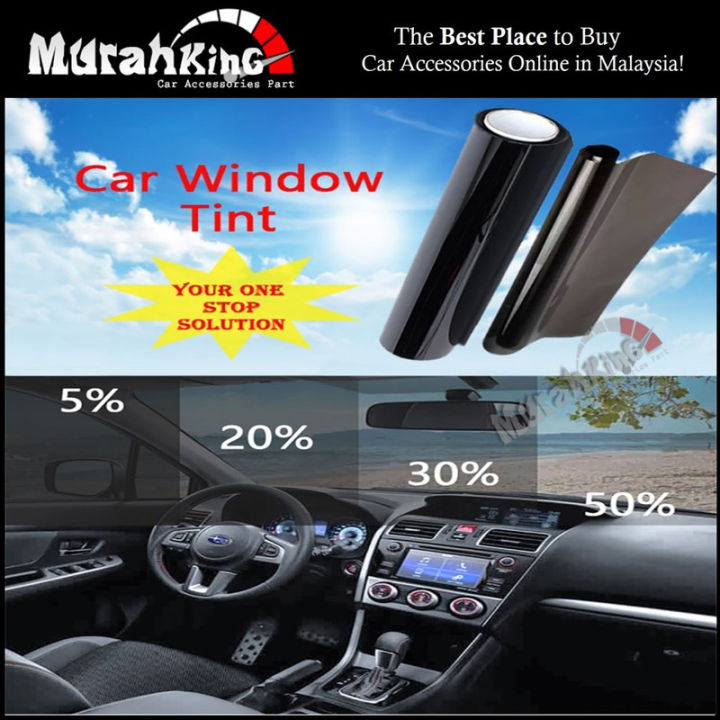 High Quality Black Window Car Tinted 1 Roll VLT 35% UV-Proof Scratch ...